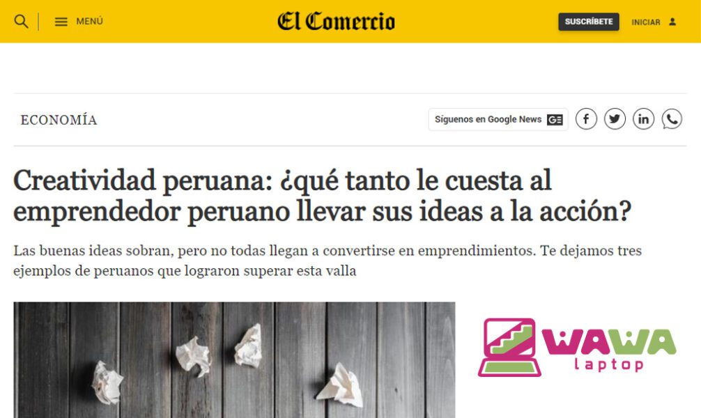 Creatividad peruana: ¿qué tanto le cuesta al emprendedor peruano llevar ...
